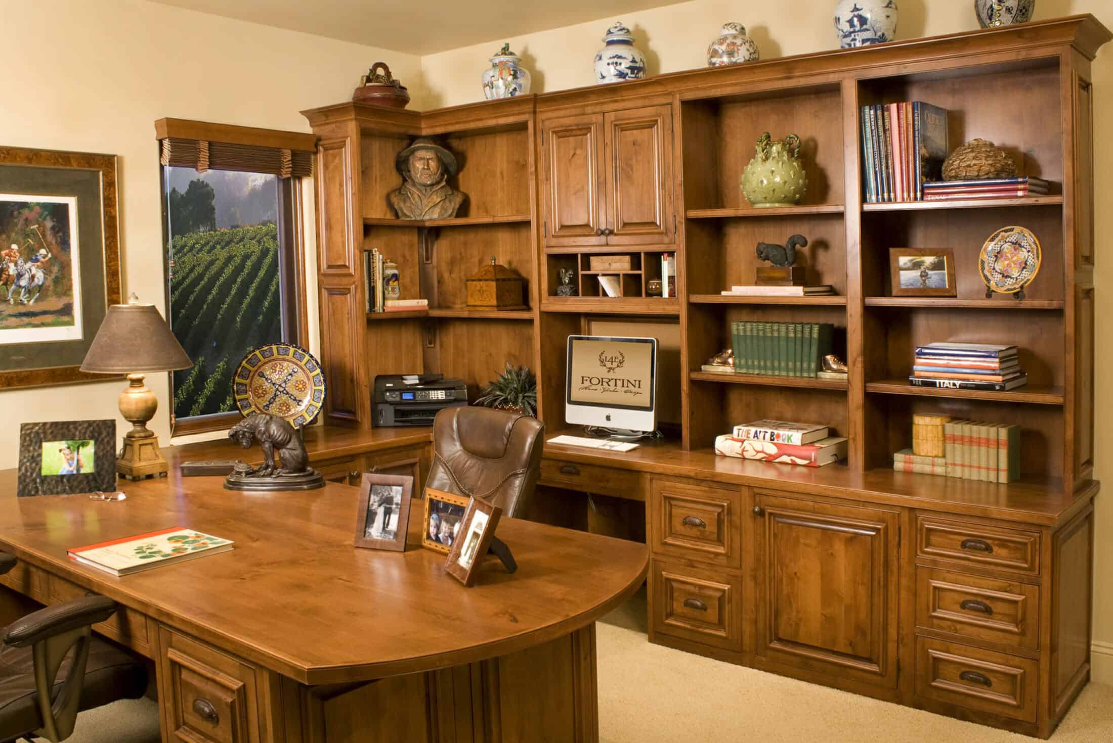 Custom Office with Plato Cabinetry - Kepler Design Group